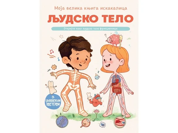 Moja velika knjiga iskakalica: Ljudsko telo - grupa autora