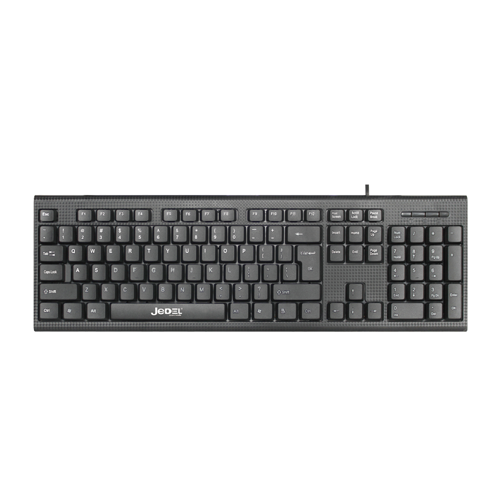 Tastatura kancelarijska K13 crna JEDEL