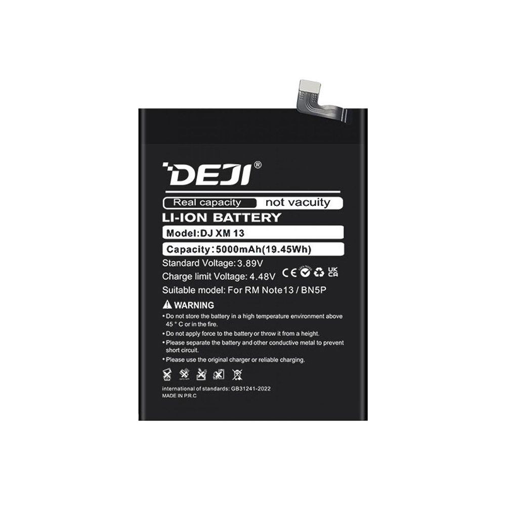 Baterija za Xiaomi Redmi Note 13 4G/5G (BN5P) 4900mAh Deji