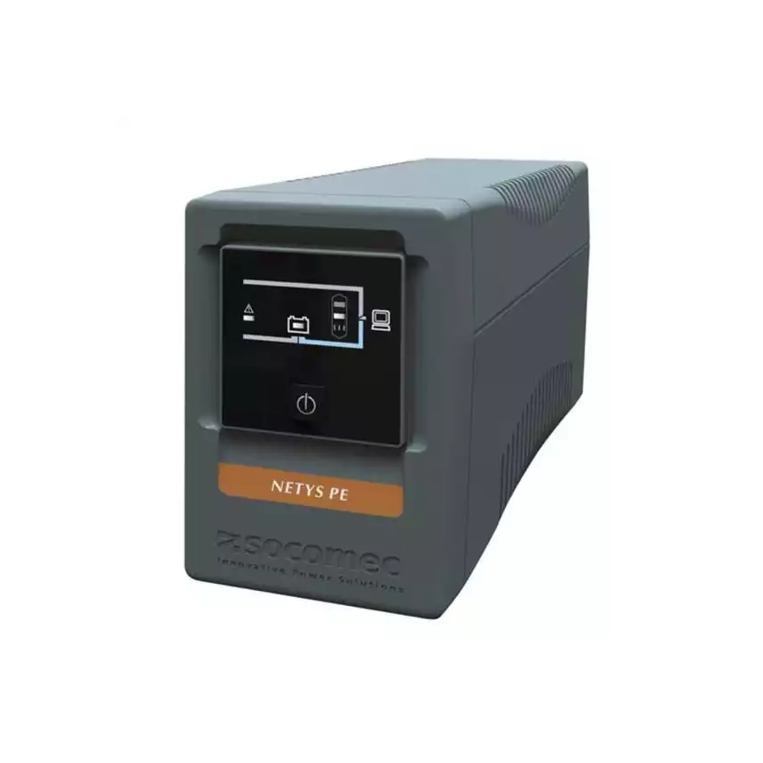 UPS Socomec NeTYS PE 850VA/480W 230V 50/60Hz AVR, Step wave, RJ45, 1xUSB