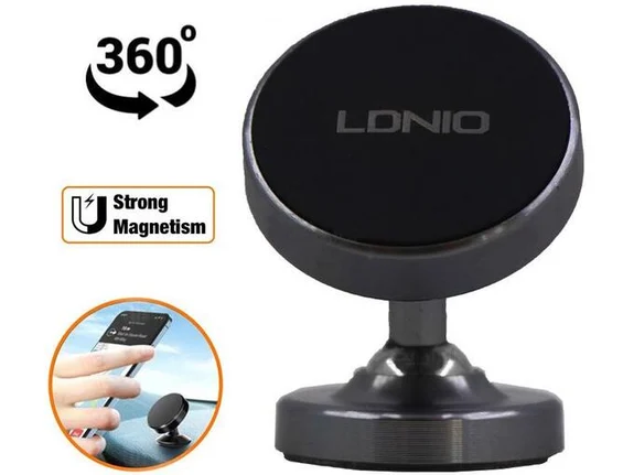 LDNIO Auto stalak za ventilaciju MG08 crni