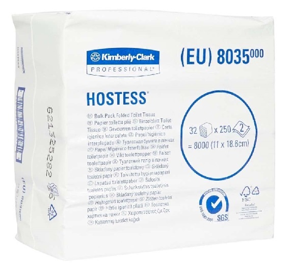 Kimberly Clark toalet papir u listićima 8035