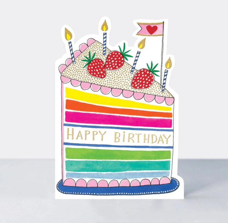 Čestitka -Happy Birthday - Cake birthday card