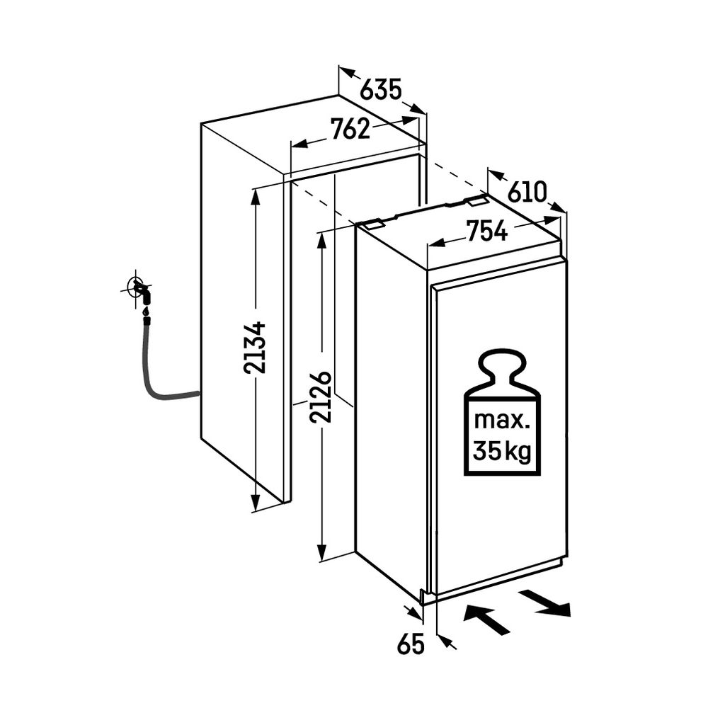 Liebherr ugradni frižider ERBdi 9770