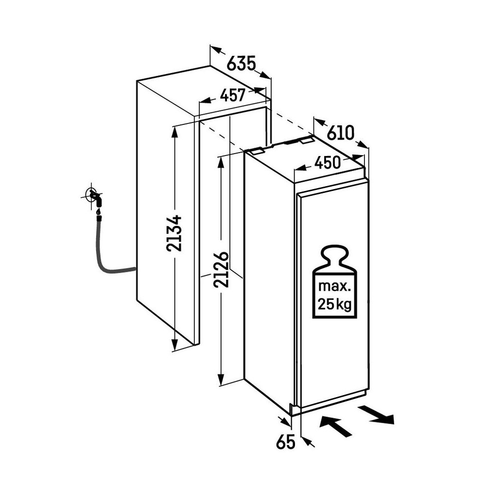 Liebherr ugradni zamrzivač EFNei 9470