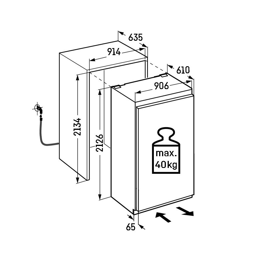 Liebherr ugradni zamrzivač EFNei 9970