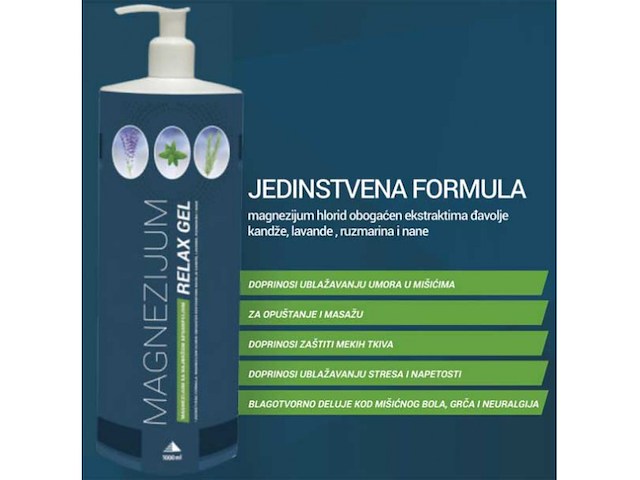 Magnezijum Relax gel 1000ml