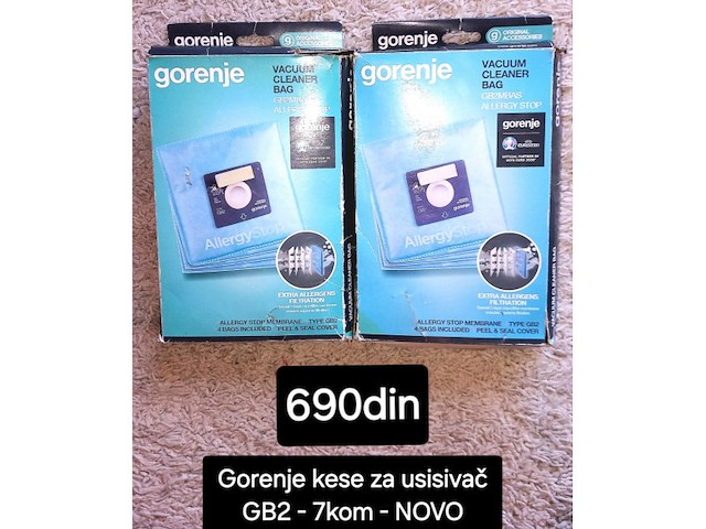 Gorenje kese za usisivač GB2 7kom - NOVO