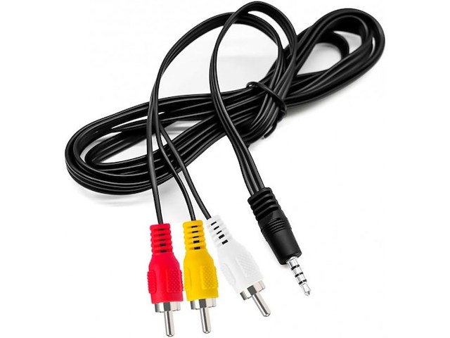 Audio Video kabl - Stereo AV Jack 3,5mm na 3 RCA