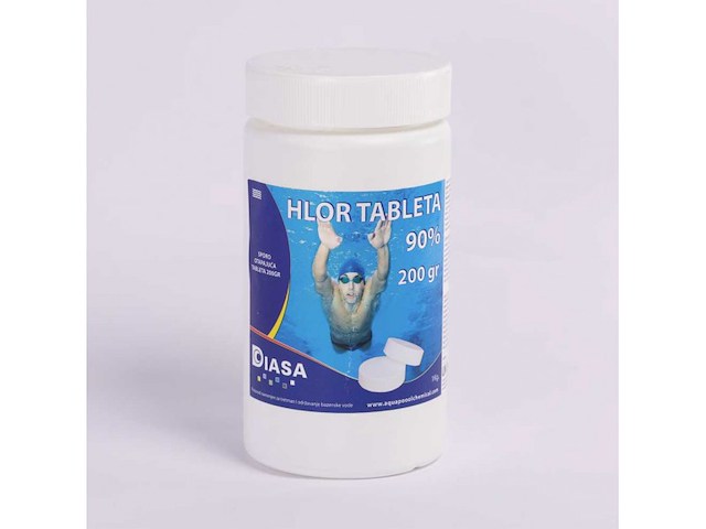 Hlor tablete za tretman vode u bazenima 5x200g Diasa 1kg