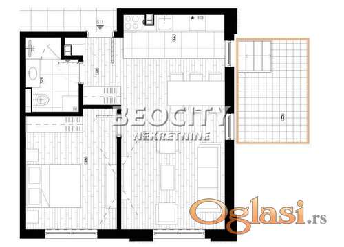 Surčin, Radiofar, Autoput za Zagreb, 1.5, 63m2