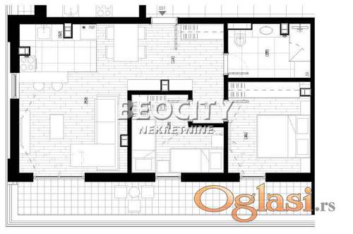 Surčin, Radiofar, Autoput za Zagreb, 2.0, 70m2