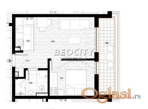 Surčin, Radiofar, Autoput za Zagreb, 1.5, 42m2