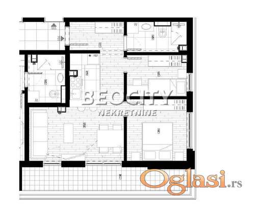 Surčin, Radiofar, Autoput za Zagreb, 2.0, 57m2