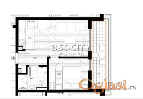 Surčin, Radiofar, Autoput za Zagreb, 1.5, 42m2