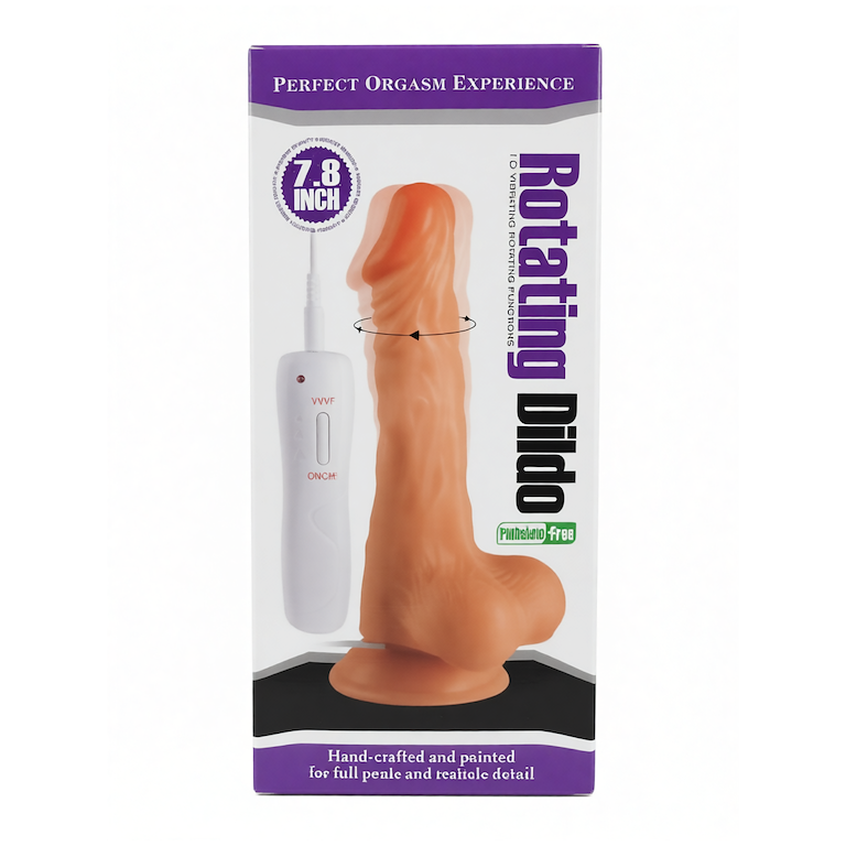 Rotirajući dildo – realističan vibrator sa 10 brzina
