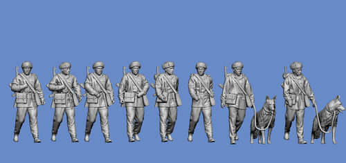 Germania-Figuren 72-CW-1223 Border Troops Of The NVA – Winter Headgear
