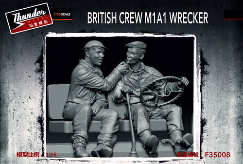 Thunder Models F35008 British Crew M1A1 Wrecker (2 Figures)
