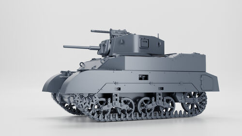 EMP3D 72011616-56 Czołg lekki M5A1 - zamknięty właz
