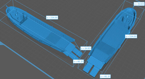 NEW! EMP3D 72011939 Barka desantowa Typu Daihatsu - Zamknięty Dziób