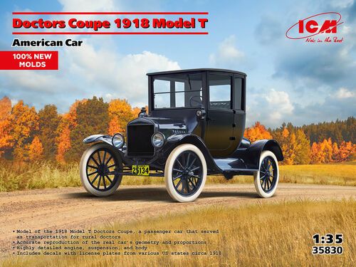 ICM 35830 Doctors Coupe 1917 Model T - American Car