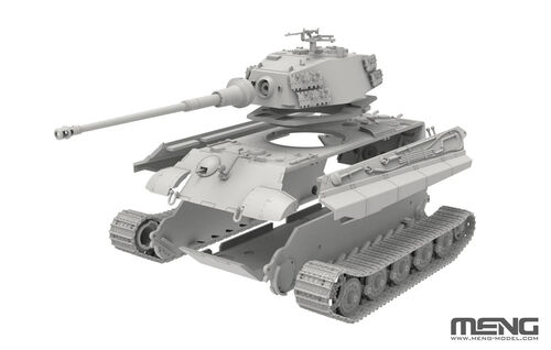 NEW! Meng Model 72011 German Heavy Tank Sd.Kfz.182 King Tiger (Henschel Turret)