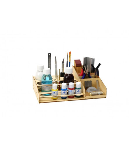 NEW! Artesania Latina 27648TP Organizer na Farby i Narzędzia