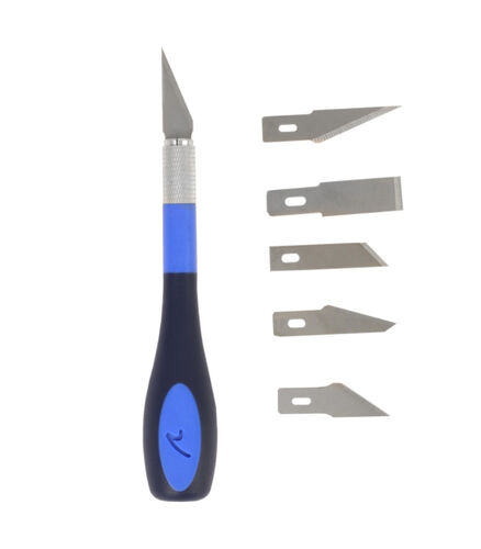 NEW! Artesania Latina 27047 Nóż z Ergonomicznym Uchwytem + 6 Ostrzy