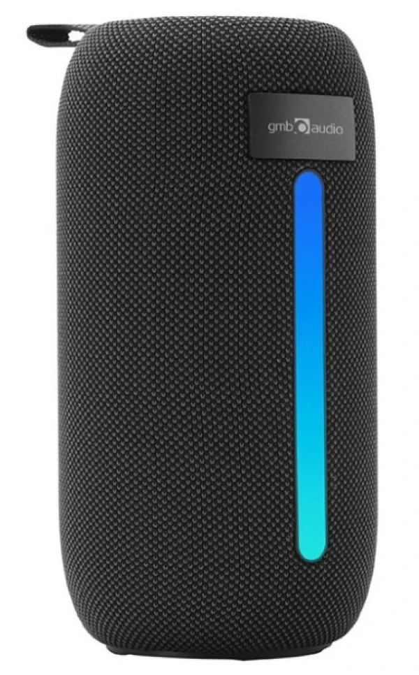 Gembird SPK-BT-LED-07 Portable Bluetooth LED speaker, 5W, BT, FM, USB, Handsfree, Black