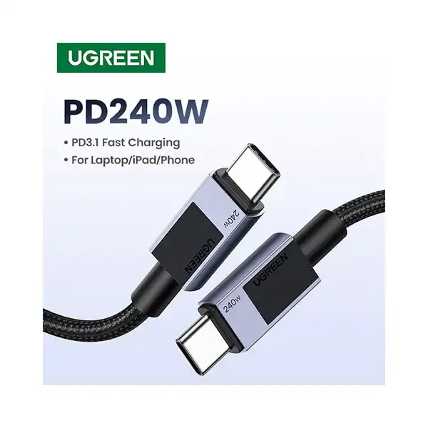 UGREEN L513 USB-C na USB-C kabl za brzo punjenje 240W 1m