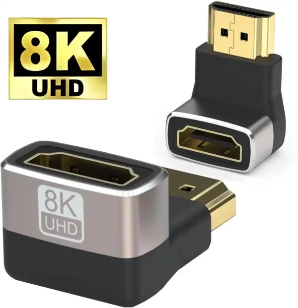Kettz 8K HA-K908 HDMI adapter ugaoni 90°