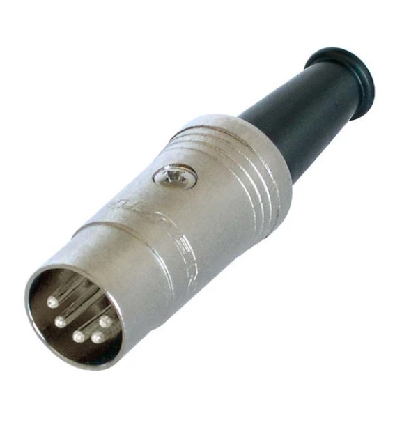 Nedis NTR-NYS322 Connector DIN Male Silver 5-pole metal DIN plug (180)