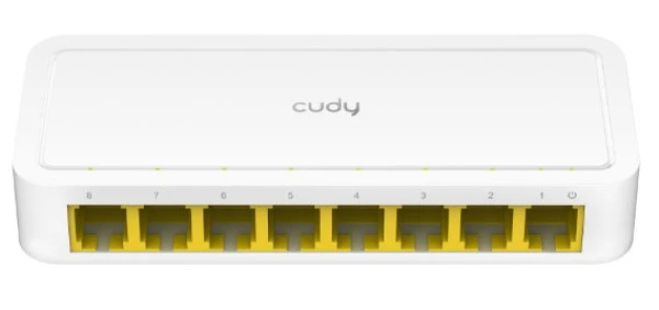 Cudy FS108D LAN 8-Port 10/100 Switch auto-negotiation RJ45 ports