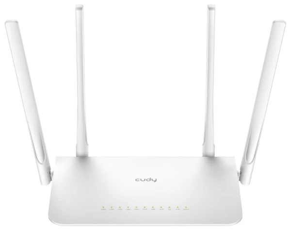 Cudy WR1300 AC1200 Dual Band 2.4+5Ghz MESH Wi-Fi Ruter 1W/4LAN Gbit, 4x5dBi Wisp/AP/REP/VPN/TR069
