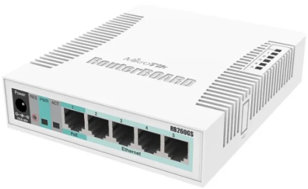 MikroTik CSS106-5G-1S, Switch, 5x RJ45 1000Mb/s, 1x SFP MT122