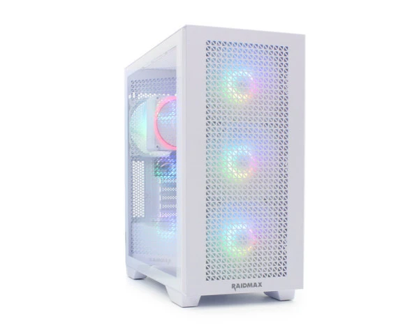 Raidmax Kućište Meshiah X605 Full Tower 4 x ARGB fan Beli X 605TWF WT