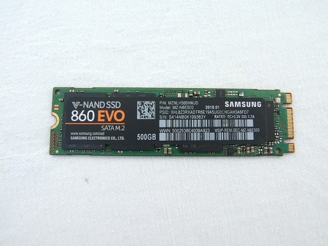 860 EVO SATA III M.2 SSD 500GB