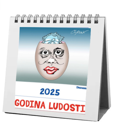 Stoni kalendar Corax: Godina ludosti 2025.