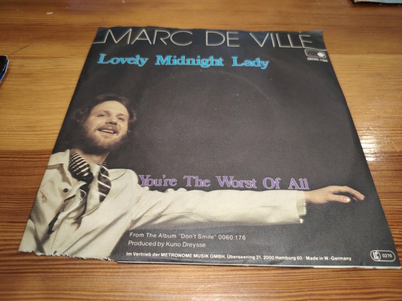 Marc De Ville - Lovely Midnight Lady (1979)
