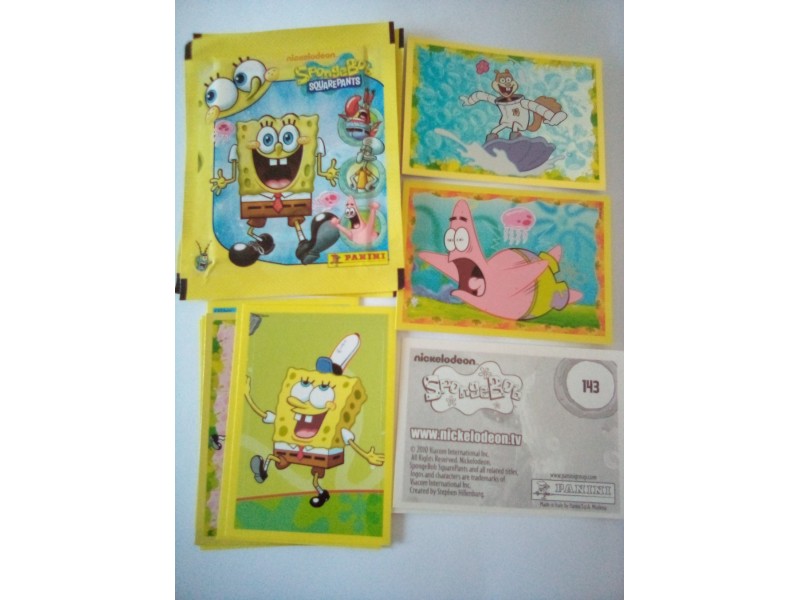 SUNĐER BOB (2010.) PANINI Sličice na komad MINT