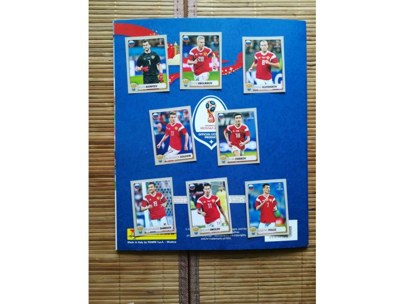 FIFA 2018 Rusija Panini - set McDonalds sličica M1-M8