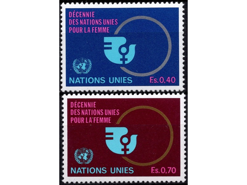 UN Geneva 1980. Komplet serija