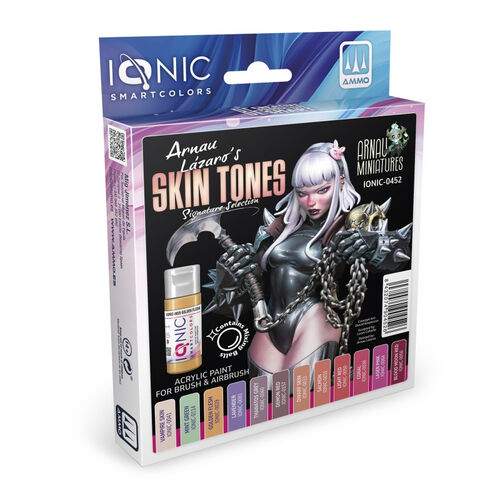 AMMO of Mig Jimenez IONIC-0452 Arnau Lazaro Skin Tones Set