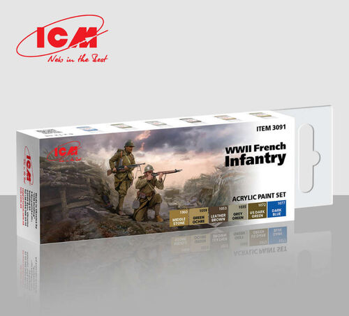 ICM 3091 French WWII Infantry