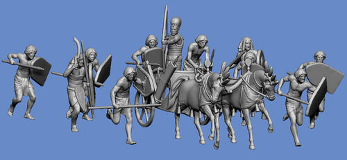 Germania-Figuren 72-DIO-0017 Diorama – Ancient Egypt