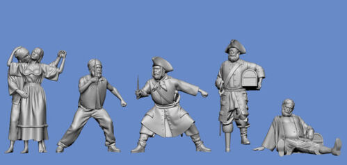 Germania-Figuren 72-8005 Pirates Of The Caribbean – Set 05