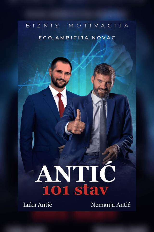 АНТИЋ 101 СТАВ: БИЗНИС МОТИВАЦИЈА,ЕГО.АМБИЦИЈА НОВАЦ