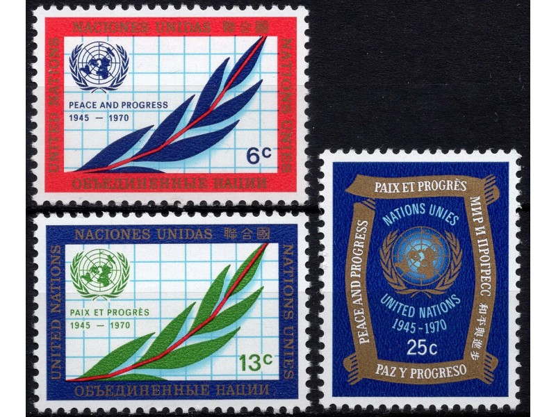 UN New York 1970. Komplet serija