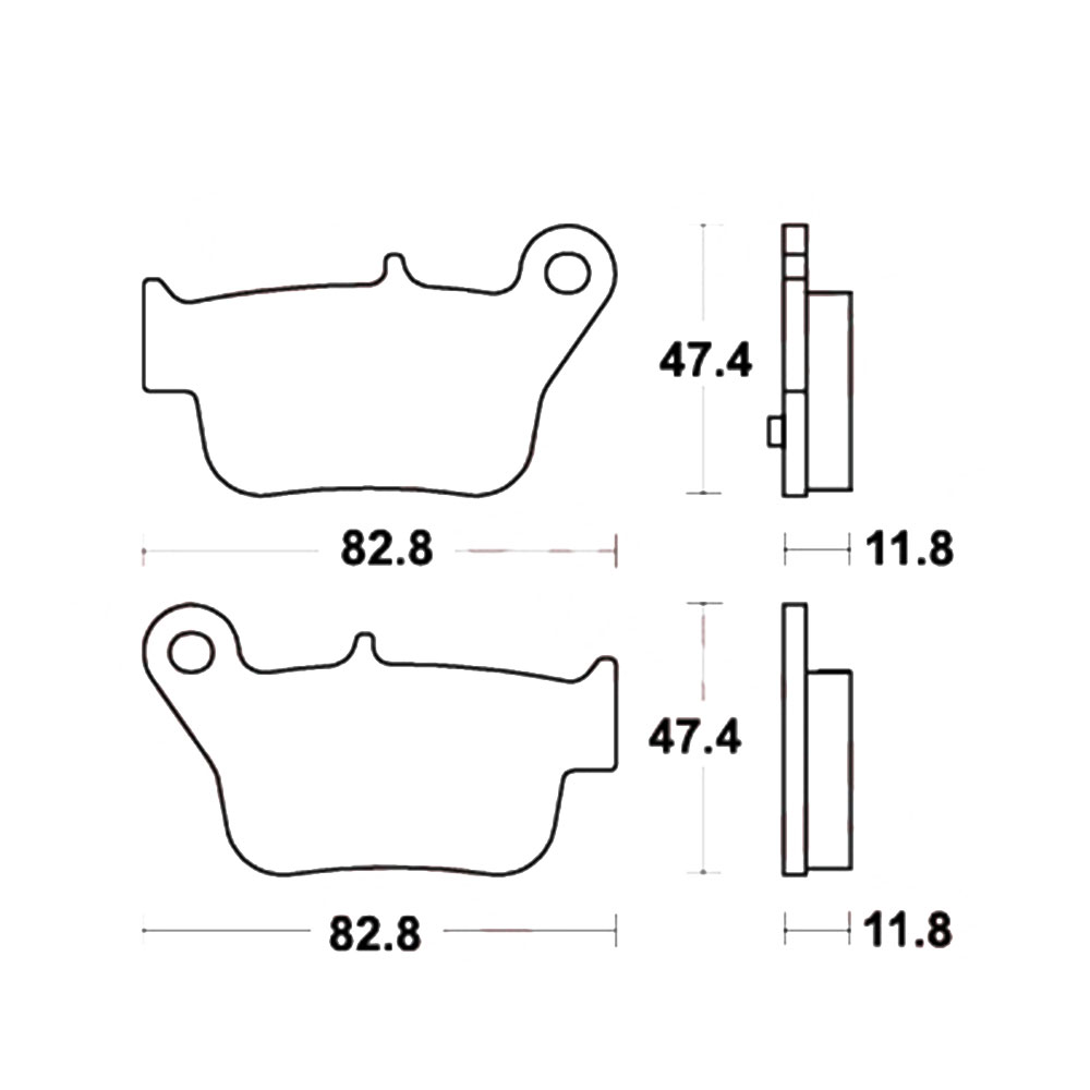 TRW MCB873SRM Disk pločice za motocikle ( MAXI – SCOOTER SINTER )