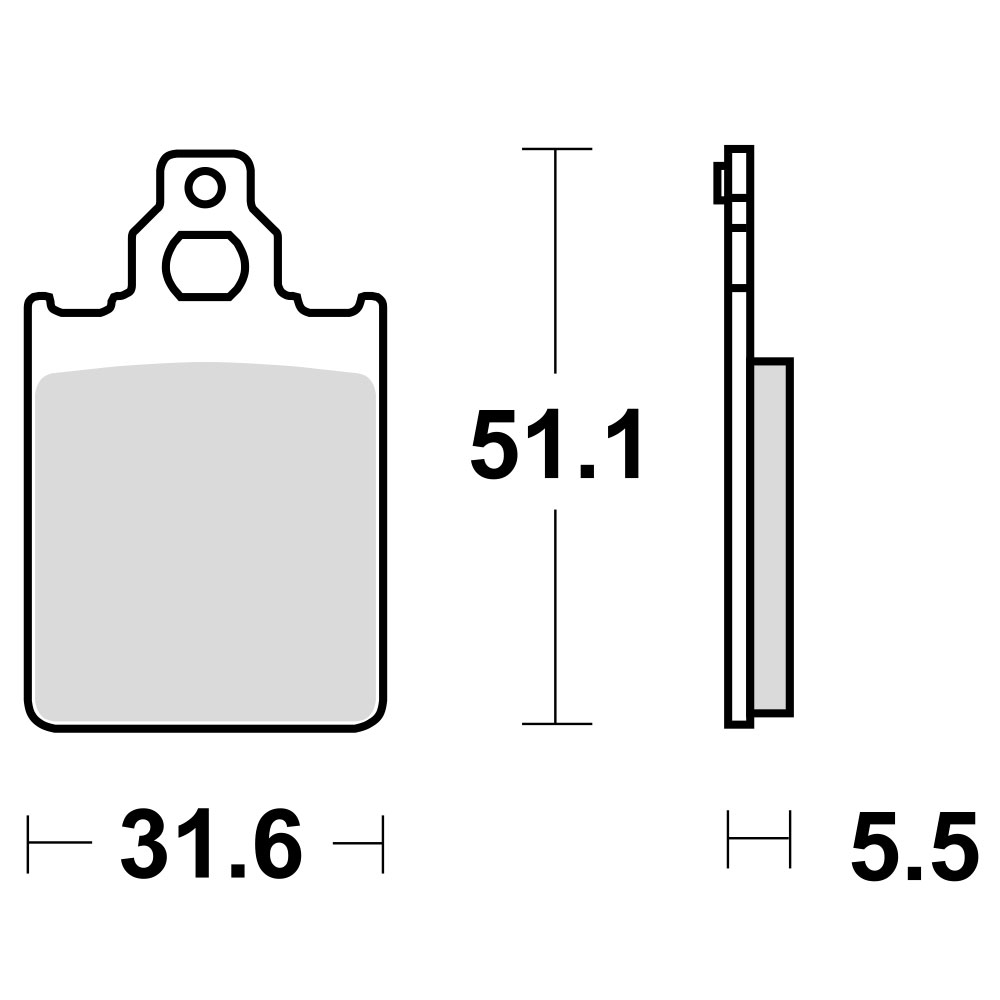 TRW MCB651 Disk pločice za motocikle ( ORGANIC )